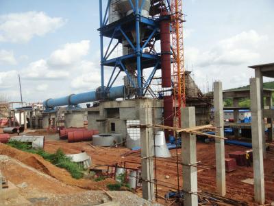China 100tph Cement Plant Rotary Kiln Dry Process Cement Equipment for sale