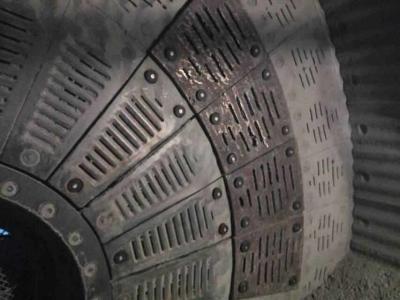 China Round Mild Steel Cement  Ball Mill Diaphragm Corrosion Resistance for sale