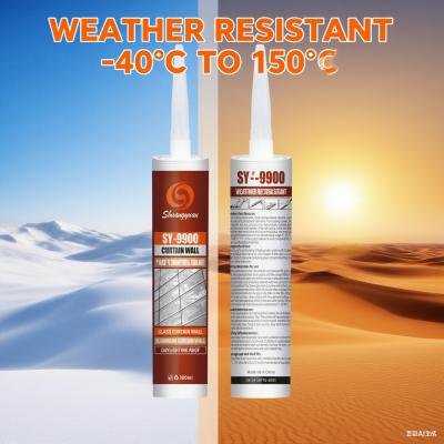 China Custom Structural Exterior Silicone Sealant Mildew Resistant For High Rise Building for sale