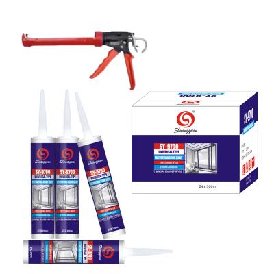 China Customizable All Purpose Silicone Sealant Waterproof Moisture Resistant Quick Dry for sale