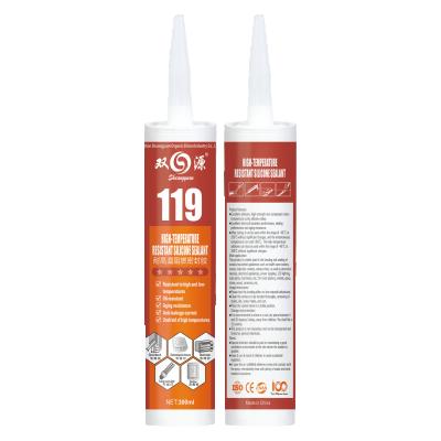 China Customized High Temperature Resistant Sealant Excellent Adhesion To Metal Glass Ceramic for sale