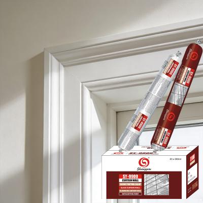 China Long Lasting Building Silicone Sealant Quick Curing Silicone Caulk 300ml RoHS CE for sale