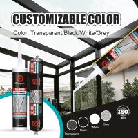 China Multi Surface Weather Resistant Silicone Sealant Exterior Silicone Adhesive Easy Storage for sale