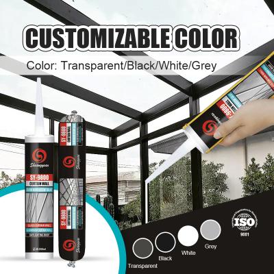 China Multi Surface Weather Resistant Silicone Sealant Exterior Silicone Adhesive Easy Storage for sale