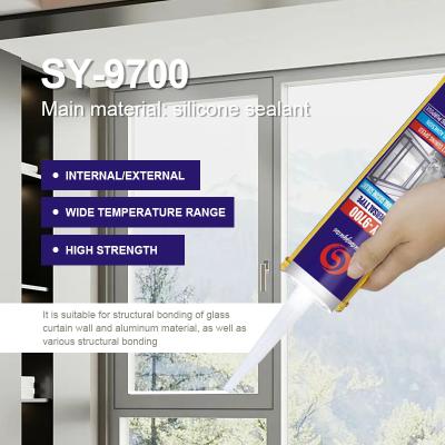 China Marine Use Universal Silicone Sealant Saltwater Resistant Waterproof Anti Staining for sale