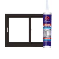 China Universal silicone sealant, suitable for indoor and outdoor decoration, doors and windows, sunrooms, kitchens, bathrooms, and for filling and sealing cracks. for sale