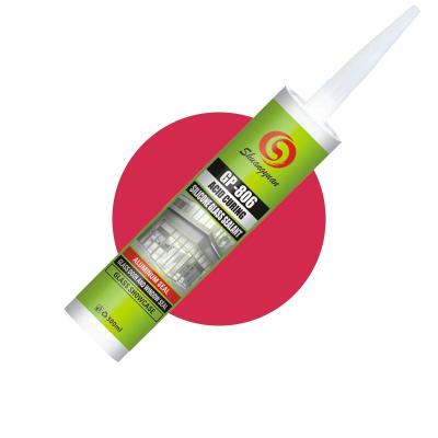 China High Adhesion Acetate Silicone Sealant For Large Plate Glass Installation for sale