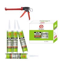 China Fast Curing Large Plate Glass Silicone Sealant Smooth Finishing Strong Adhesion 300ml for sale