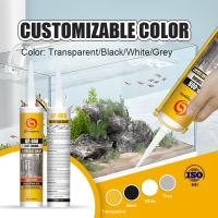 China Long Lasting Sealing Glass Silicone Adhesive UV Resistant For Extra Large Flat Glass for sale