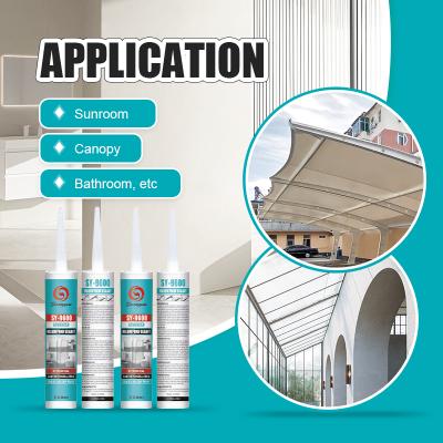 China Non Yellowing Mold Resistant Caulk For Shower , V Stable Sanitary Silicone Sealant for sale