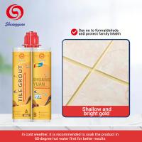 China Two Part Epoxy Tile Grout Anti-Yellowing Stain Proof Grout Ideal for Shower Room for sale