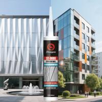 China SY-9800 Elastic Silicone Facade Sealant Long Term Weather Aging Resistance for Glass Curtain Wall Aluminum Alloy Structural Joints for sale