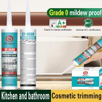 China High-Grade Mildew Resistant Silicone Sealant, Waterproof for Indoor Windows & Wet Areas, Sticky, Crackless Long-Term Sealing, Eco-Friendly Home Safe for sale