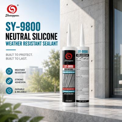 China Weather Resistant Silicone Sealant with High Performance Good Elasticity Waterproof and Weather Resistance Suitable for Modern Building Curtain Wall Engineering for sale
