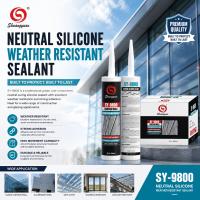 China SY-9800 Neutral Silicone Weatherproof Sealant for Facade Projects, Anti-Aging & Crack-Resistant Adhesive Suitable for Glass, Aluminum and External Building Sealing for sale