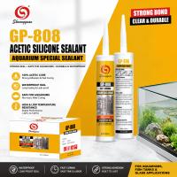 China Non-toxic Green Acetic Silicone Sealant Anti-mildew Seal Glue For Bathroom Window for sale