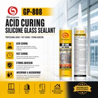 China Sustainable Eco Grade Acetic Acid Silicone Adhesive High Bond Glass Caulk for sale