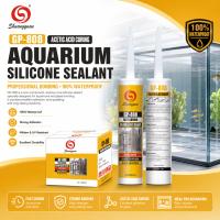 China Eco Safe Acetic Cure Silicon Sealant Elastic Waterproof Fish Tank Seal Glue for sale