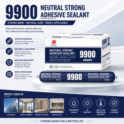 China 9900 Neutral Strong Adhesive Sealant  High-Performance Neutral Silicone Sealant for Construction  Weatherproof Sealing for sale