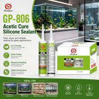 China GP-806 Acetic Cure Silicone Sealant for Aquariums, Fish Tanks and Glass Showcase for sale