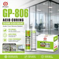 China GP-806 Eco-Friendly Acetic Cure Silicone Sealant for Indoor Glass Applications for sale