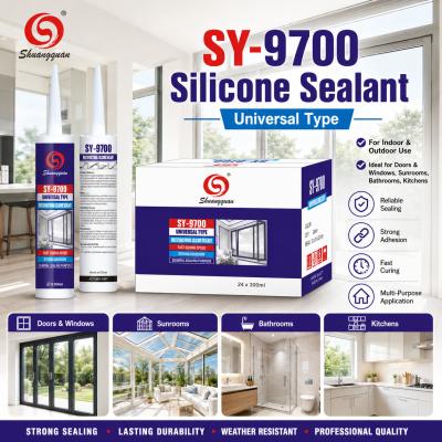 China SY-9700 Professional 300ml Silicone Sealant for Construction & General Sealing for sale