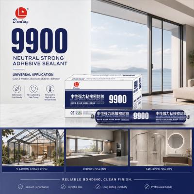 China Danling 9900 Professional Adhesive Sealant for Windows Sunrooms  Building Sealing for sale