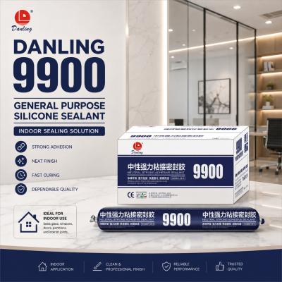 China Danling 9900 General Purpose Silicone Sealant for Indoor Applications for sale