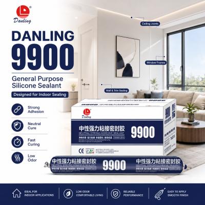 China Danling 9900 General Purpose Silicone Sealant Manufacturer  Supplier for sale