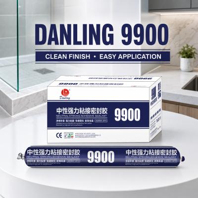 China Danling 9900 Neutral Strong Adhesive Silicone Sealant for sale