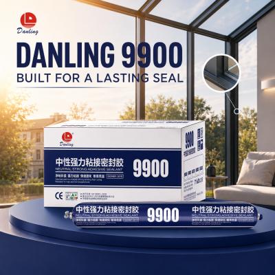 China Danling 9900 Waterproof Silicone Sealant for Kitchen and Bathroom for sale