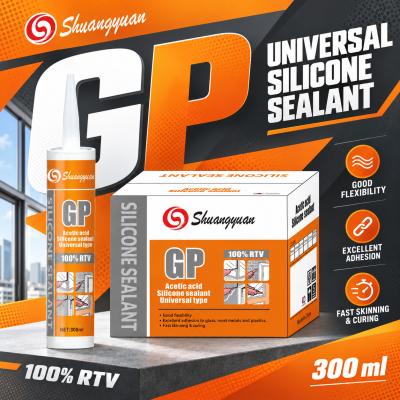 China GP 100% RTV Silicone Sealant with Excellent Adhesion for sale