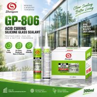 China GP-806 300ml Acid Silicone Sealant for Glass Doors, Windows and Fish Tanks for sale