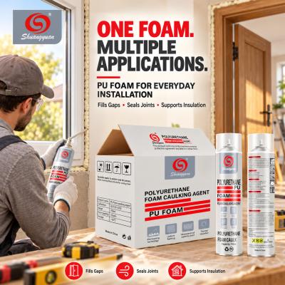 China Expanding Polyurethane Foam Sealant for Gaps, Cracks and Joints for sale