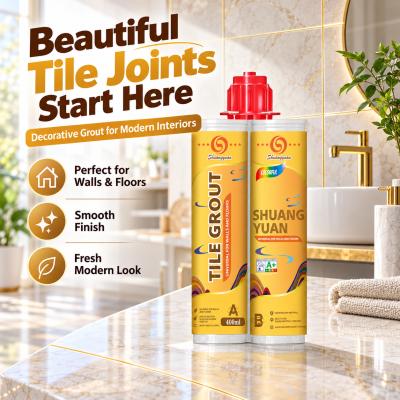 China Factory Supply Two-Component Tile Grout | Colorful Joint Filler for Ceramic Tiles and Floors for sale