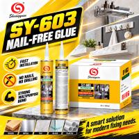 China 300ml Nail-Free Construction Adhesive No Drilling Mounting Glue for Wood and Metal Fixtures for sale