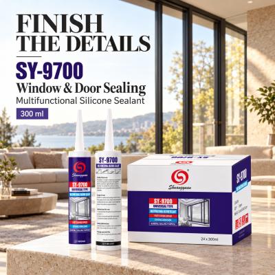 China OEM SY-9700 Multifunctional Silicone Sealant for Private Label Building Supplies for sale