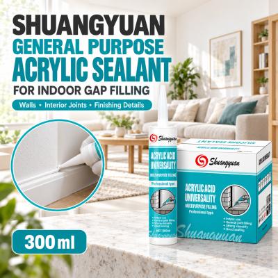 China Indoor Acrylic Sealant for Vent Frames and Wall Perimeter Joints for sale