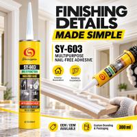 China SY-603 Multipurpose Nail-Free Construction Adhesive – 300ml for sale