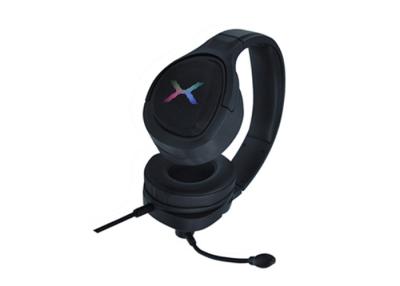 China Wired Audio 50MM 40MM RGB Gaming Headset Rotating Mic Headphone for sale