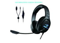 China Cool RGB Light Up Gaming Headphones POK Steel For Smartphone for sale