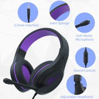 China Stereo Earphones With Deep Bass , 3.5 Mm Gaming Headset For PC Computer for sale