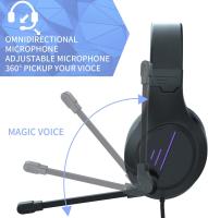 China Plug N Play Gaming Headphones Over Ear , 50mm Gaming Microphone Headset for sale