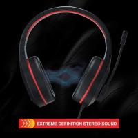 China Plug N Play Gaming Headphones Over Ear , 50mm Gaming Microphone Headset for sale
