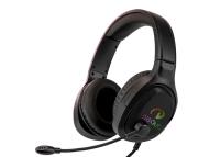 China 20000Hz ABS POK Stereo Gaming Headphones 2.2m Cable Noise Cancelling for sale