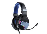 China 40mm Speaker FCC RGB Ps4 Headset Steel Headband Light Up Gaming Headphones for sale