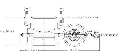 China CSG SPL, KSB-9, BDY, 11-5M FLG TOP X 13 5/8 5M FLG BTTM , W/ (2) 2 1/16-5M STDD OUTLETS, 1 1/2 VRP AND DOUBLE 