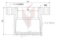 China ADAPTER Flange Tubing Hanger 7-1/16