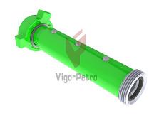 China CROSSOVER 2INH SIZE FIG 1502 WING END, HAMMER UNION 5K PSI X 3-1/2