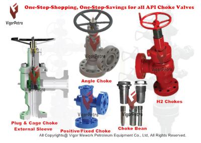 China API 6A High Pressure Choke Valve for Wellhead and Manifolds for sale